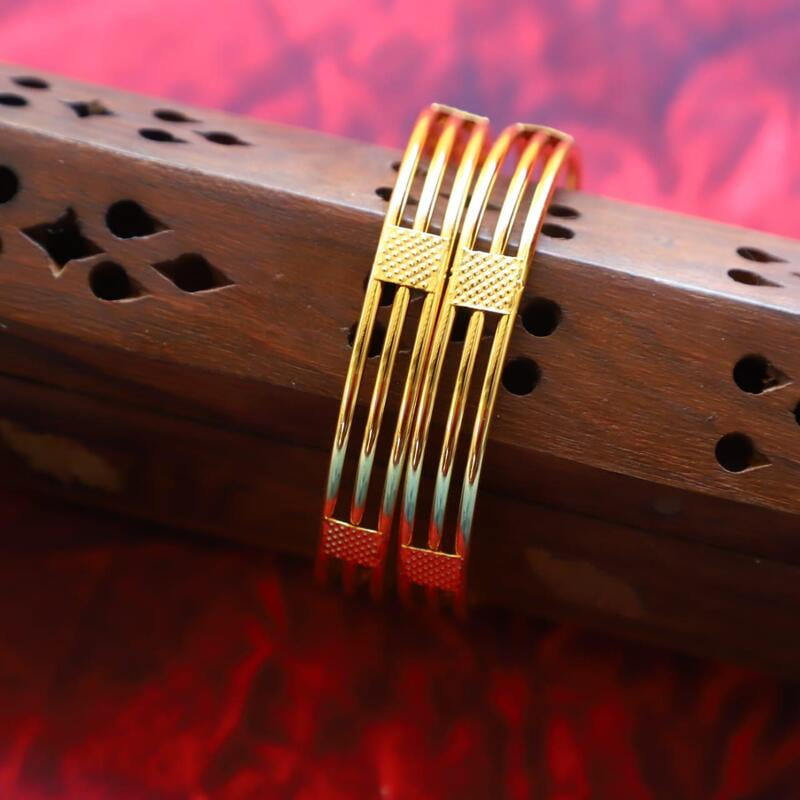 Three layer regular use bangle - plain design